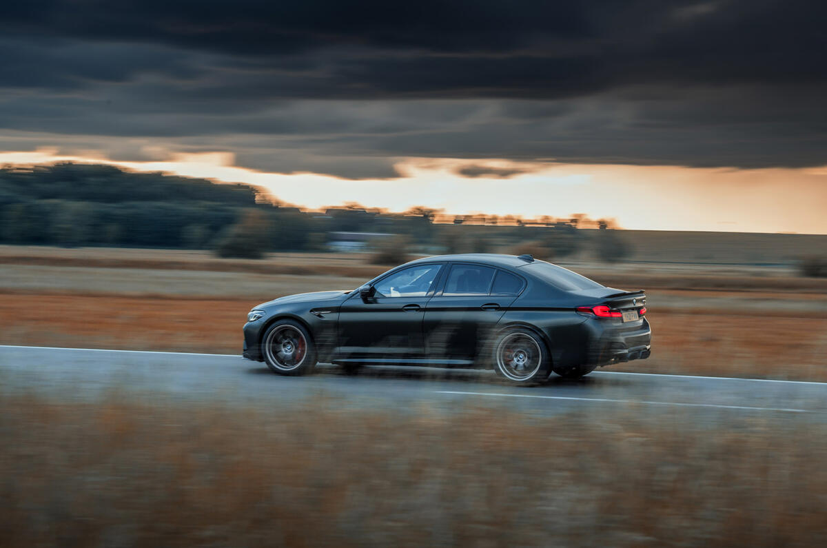 50 years of BMW M: epic road trip in BMW M5 CS | Autocar