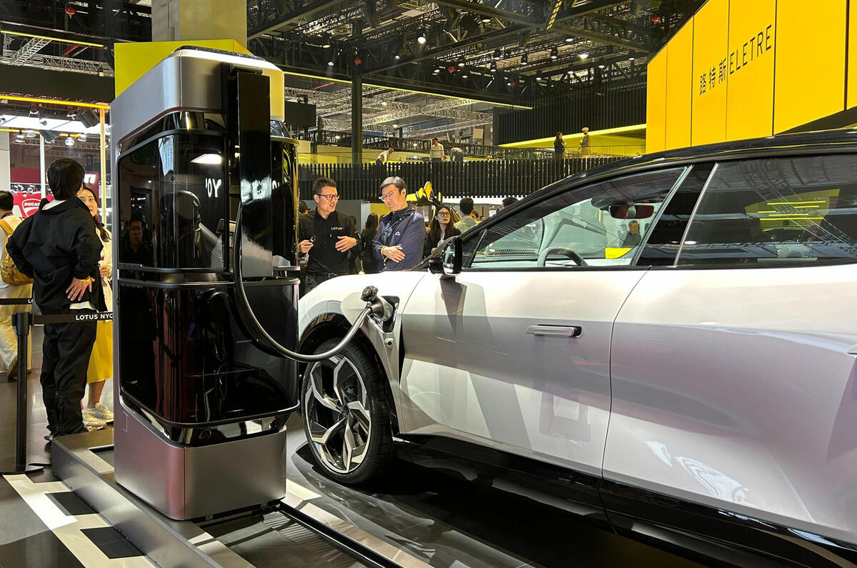 Lotus unveils 500kW electric car charger | Autocar