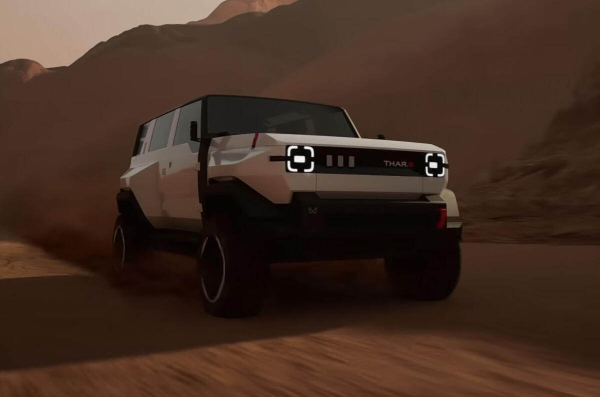 Mahindra Thar.e concept is radical EV 4x4 tipped for UK launch | Autocar