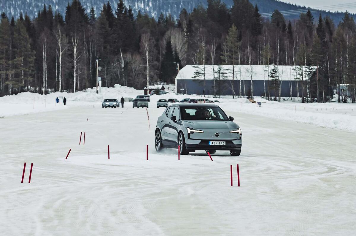 Winter testing: Pushing a Volvo EX30 to the limit in Swedish Lapland ...