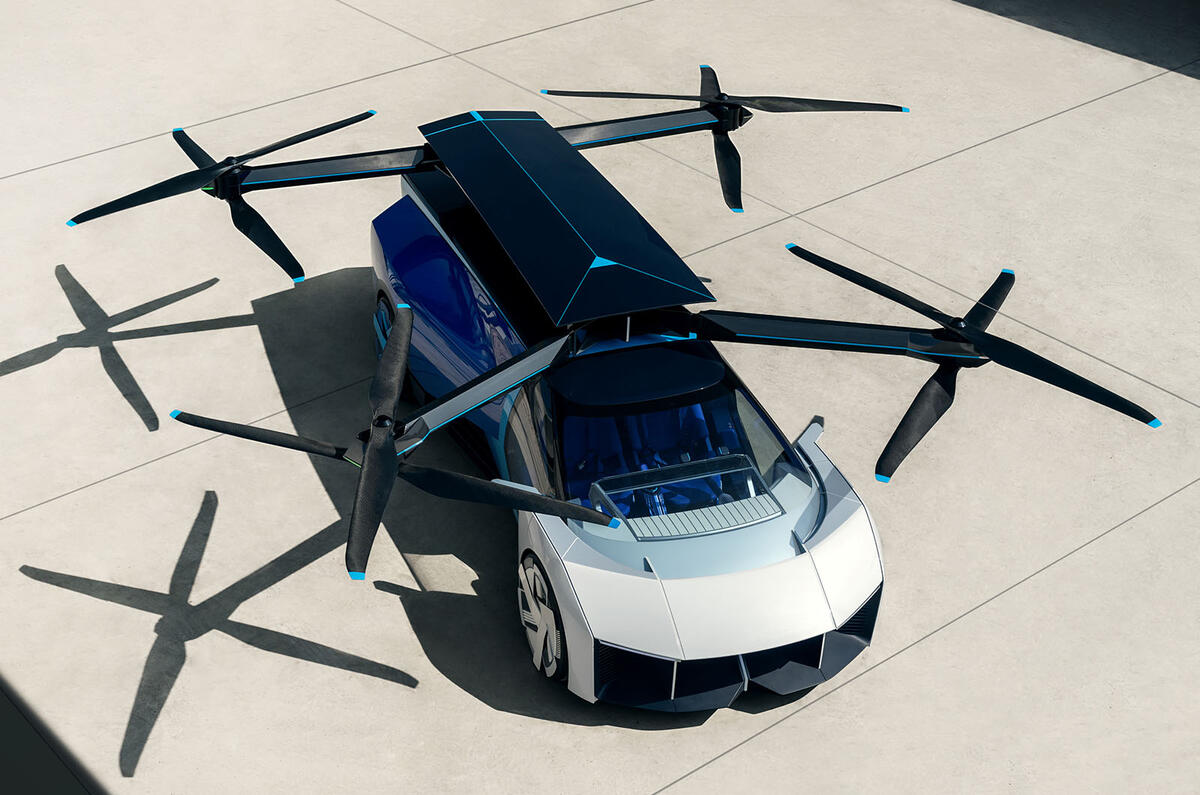 Xpeng shows new 'Land Aircraft Carrier' and six-rotor flying car | Autocar